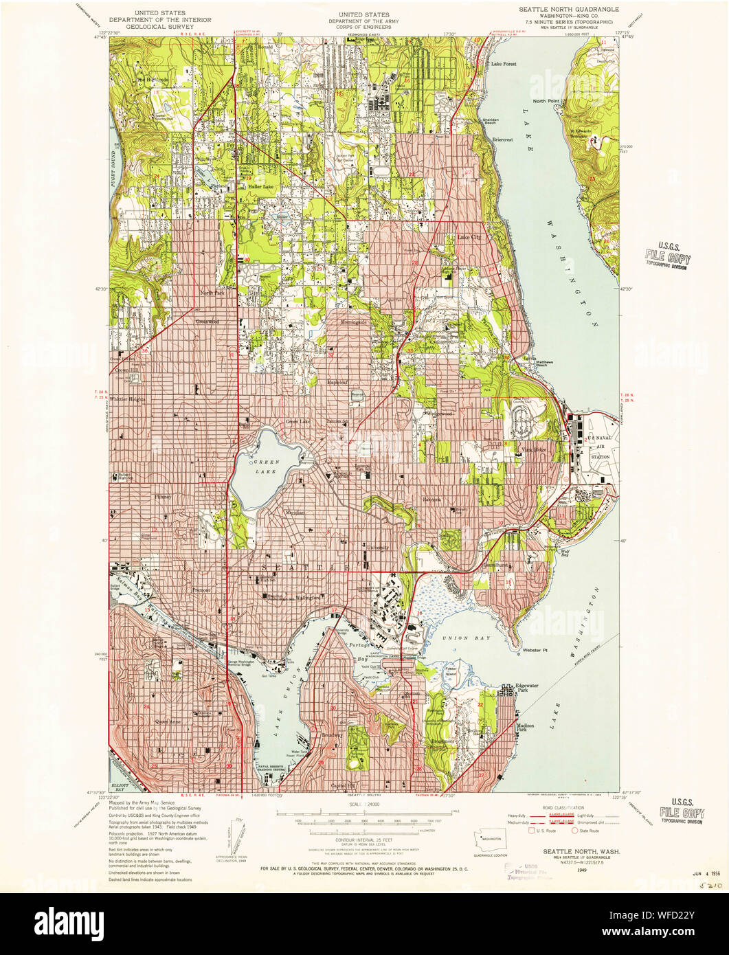 Topographical map of seattle hi-res stock photography and images - Alamy