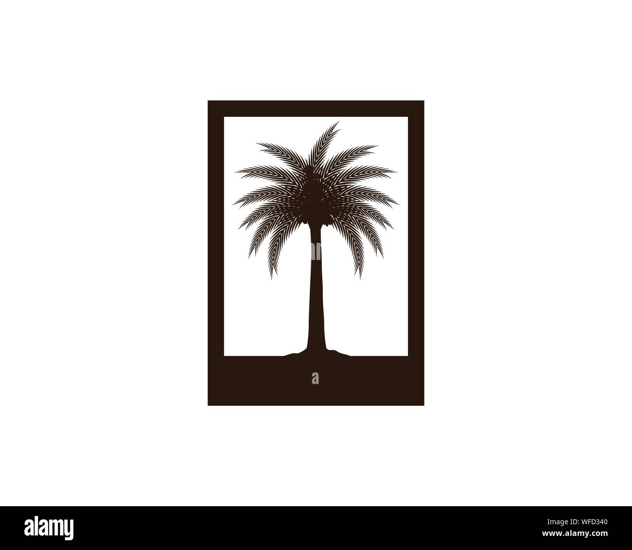 Date tree icon vector illustration logo template Stock Vector Image ...