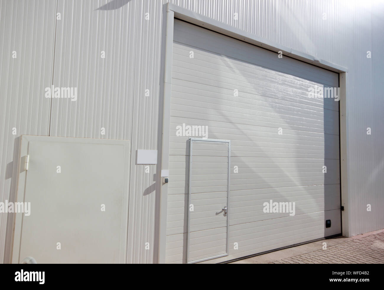 Shutter door factory Stock Photo - Alamy