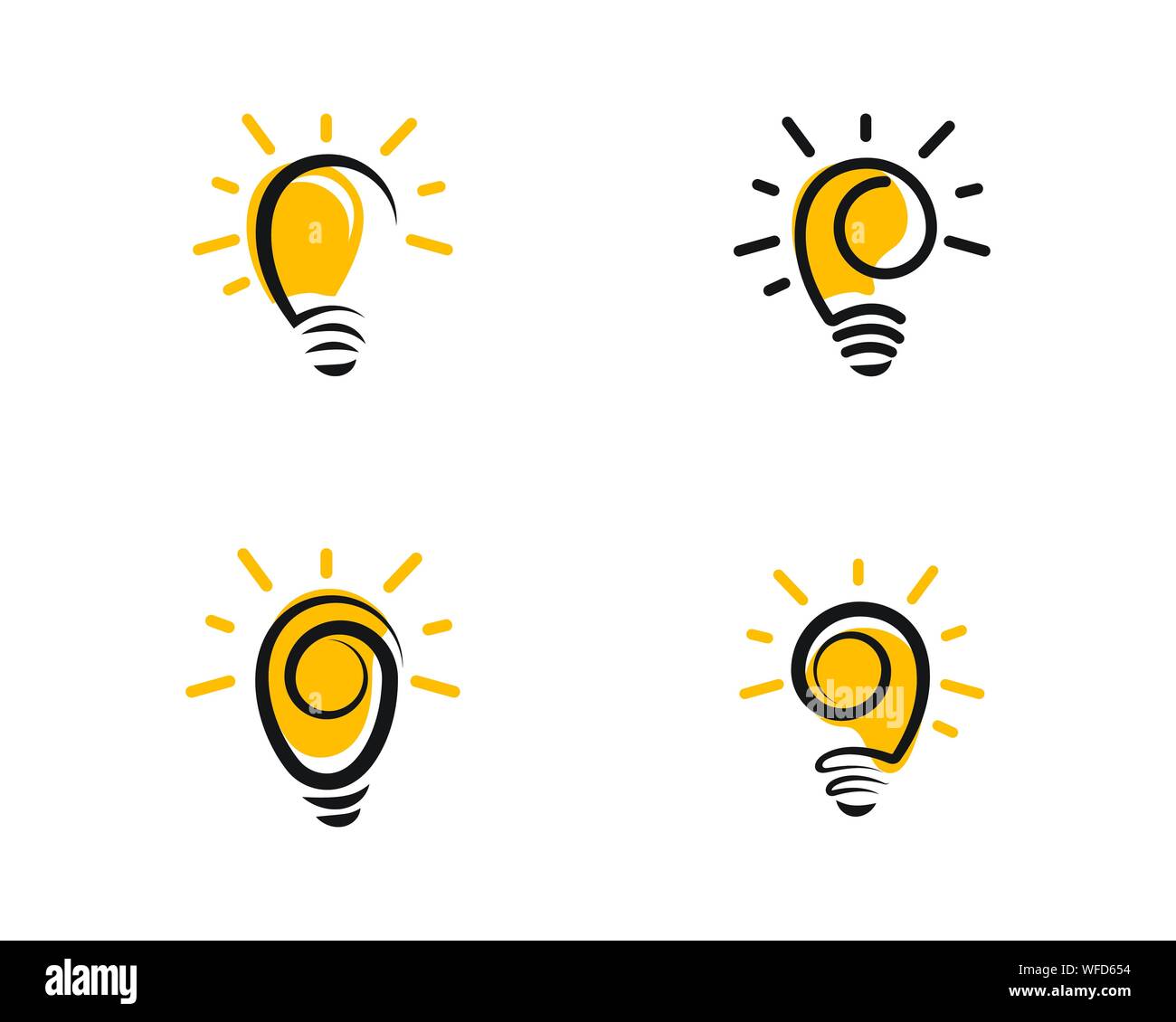 light bulb symbol vector design illustration Stock Vector Image & Art ...