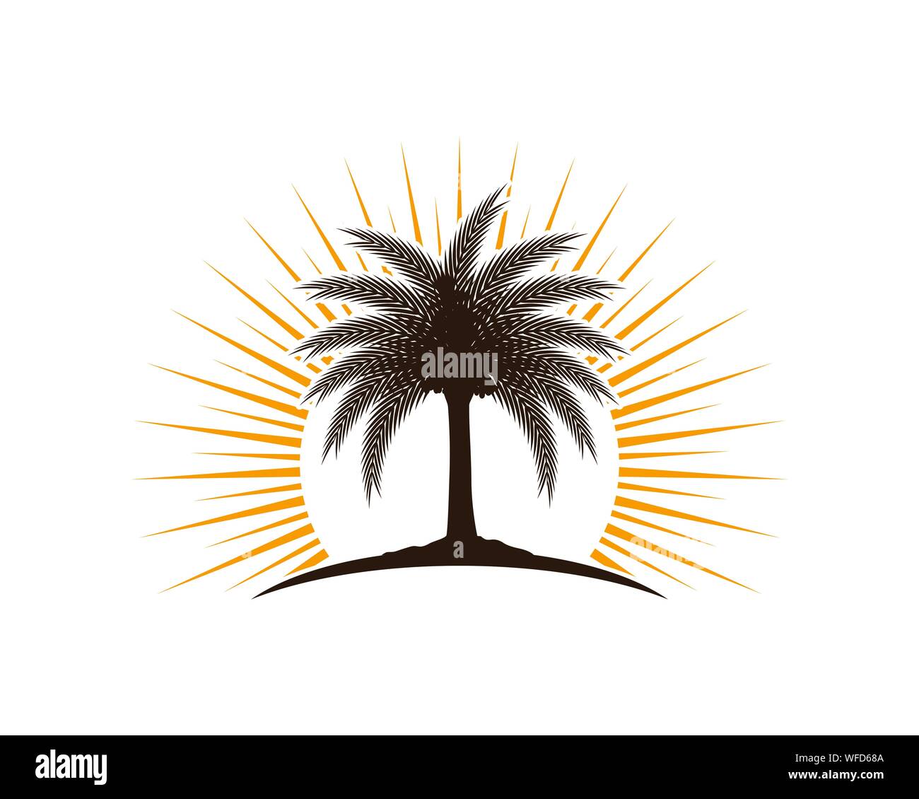 Date tree icon vector illustration logo template Stock Vector Image ...