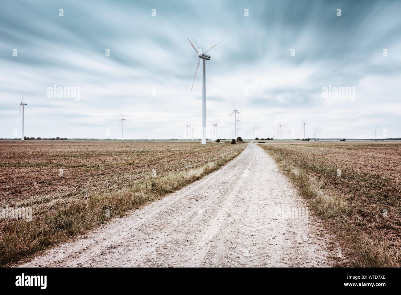 Wind turbines in the country hi-res stock photography and images - Alamy
