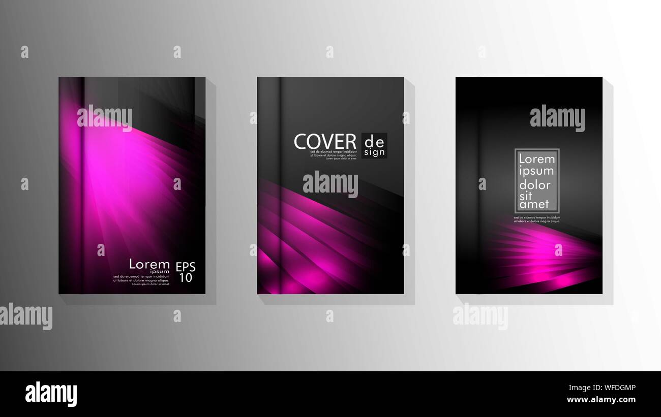 Vector collection of book cover backgrounds. eps 10 vector design ...
