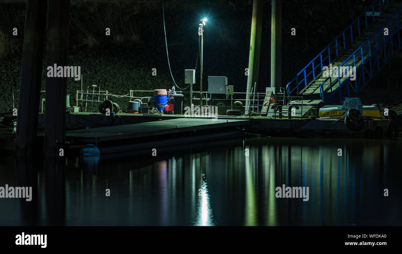 Pier with lighting hi-res stock photography and images - Alamy