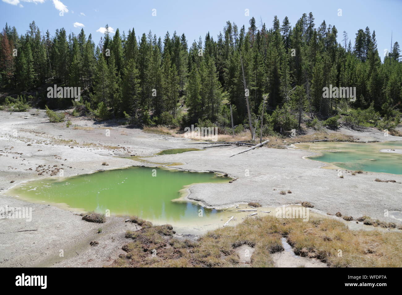in USA inside the yellowstone national park the brauty of amazing ...