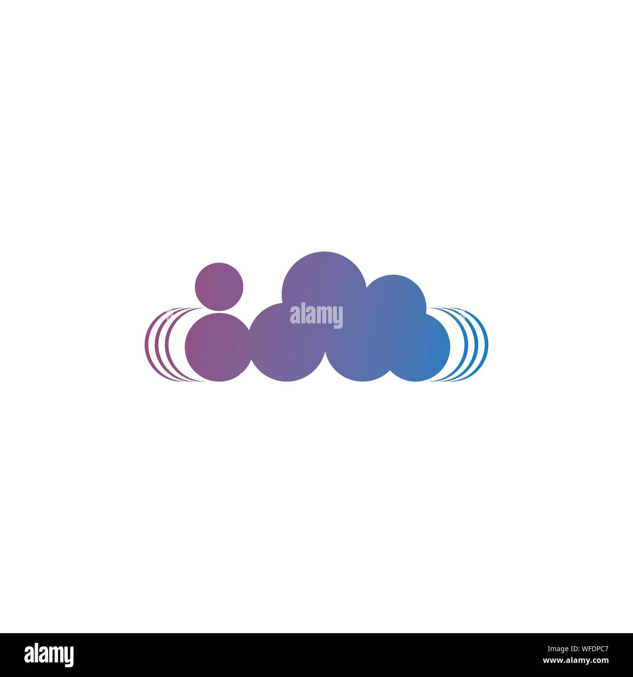 Cloud Logo design template Stock Vector Image & Art - Alamy