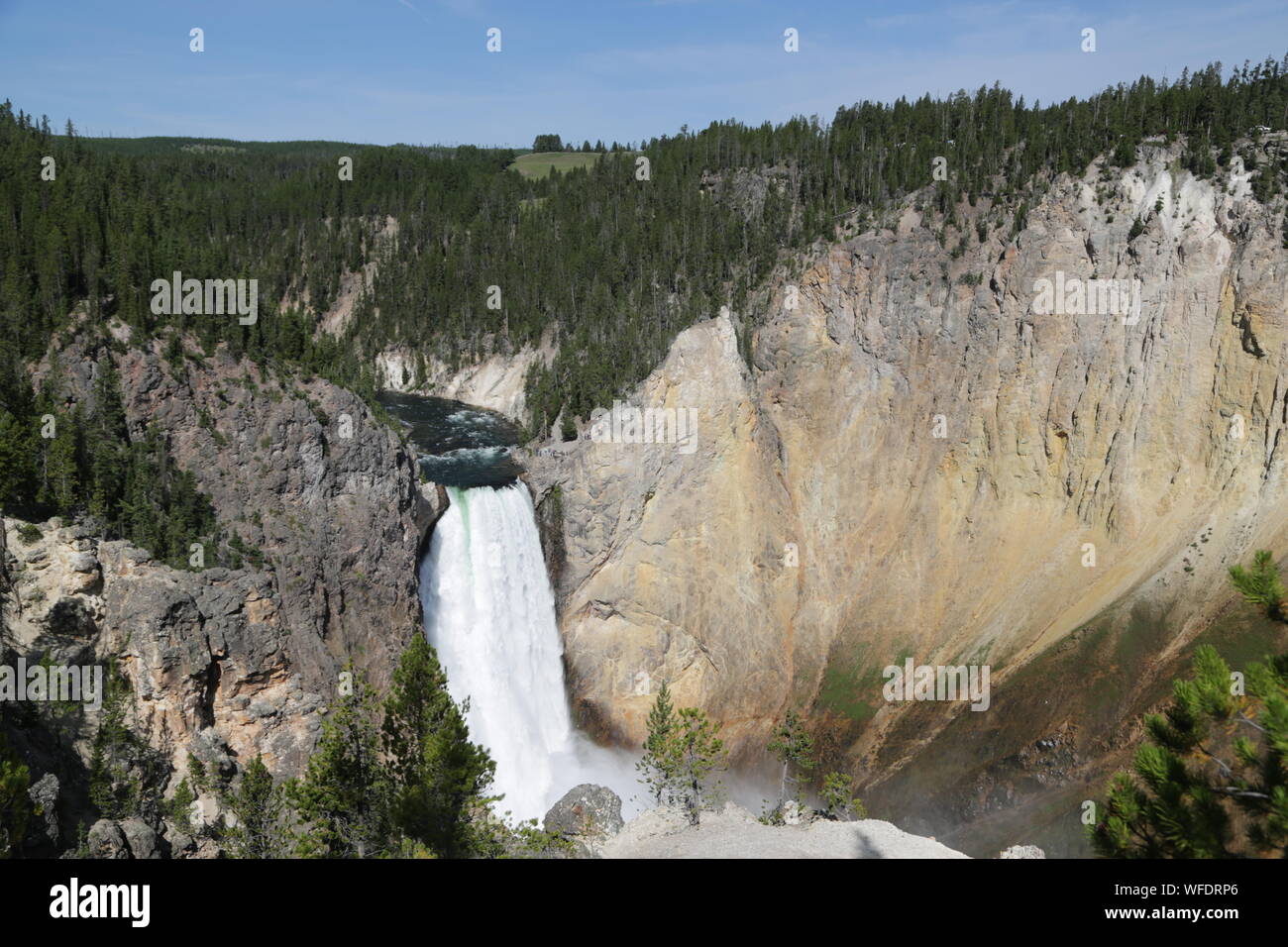 in USA inside the yellowstone national park the brauty of amazing ...