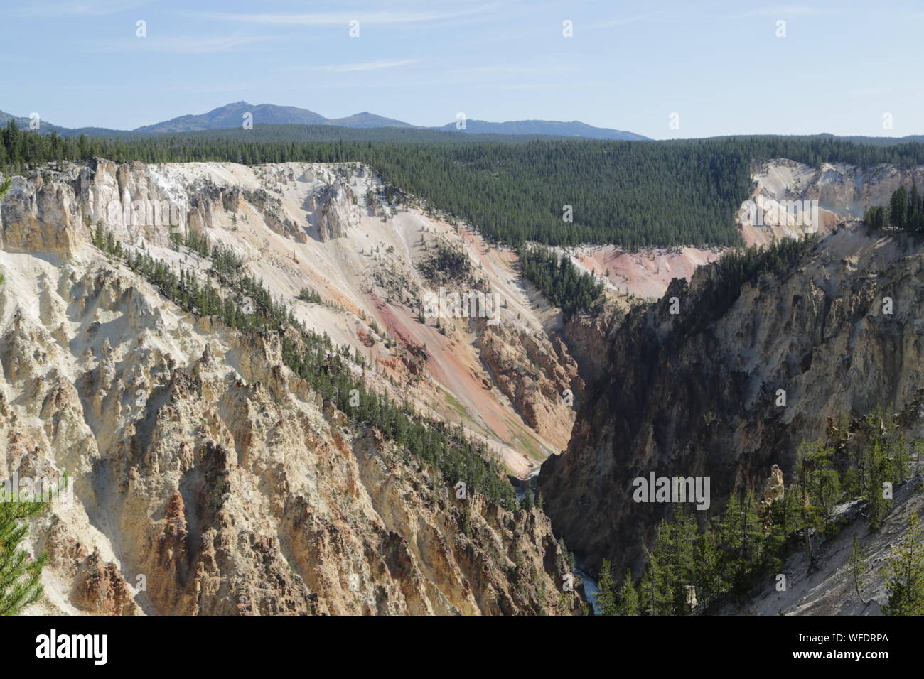 in USA inside the yellowstone national park the brauty of amazing ...