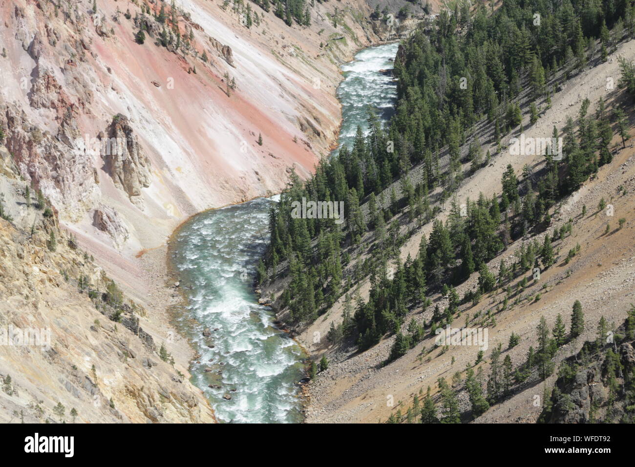 in USA inside the yellowstone national park the brauty of amazing ...