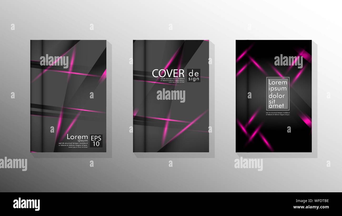 Vector collection of book cover backgrounds. eps 10 vector design ...
