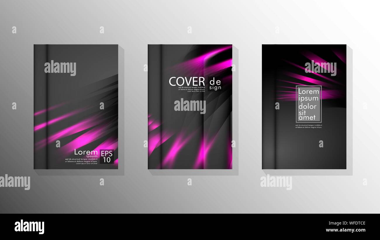 Vector collection of book cover backgrounds. eps 10 vector design ...