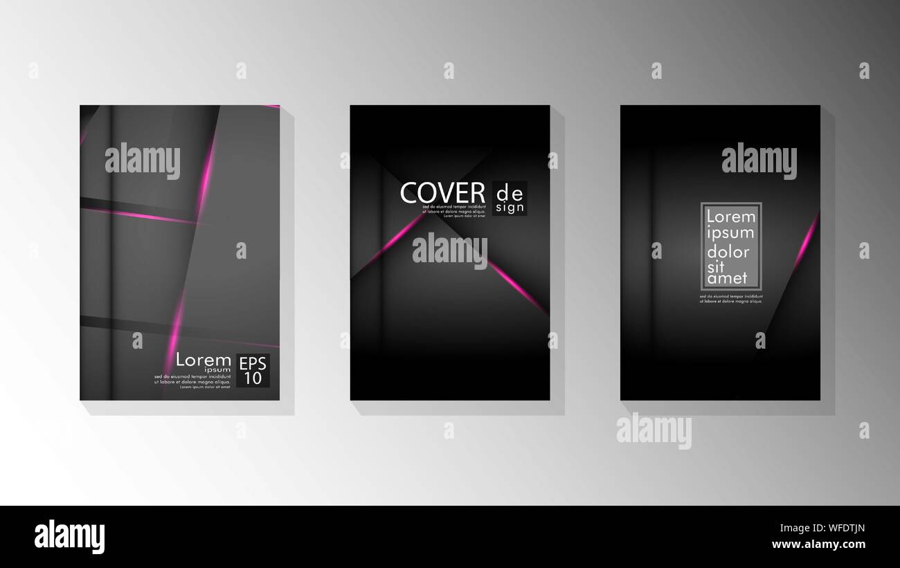Vector collection of book cover backgrounds. eps 10 vector design ...