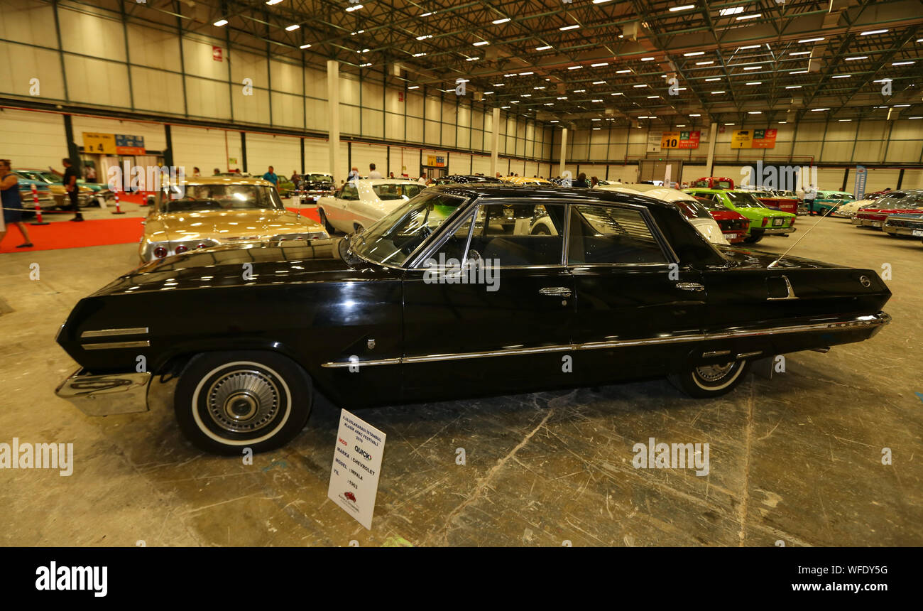 ISTANBUL, TURKEY - JUNE 29, 2019: Chevrolet Impala display at Istanbul ...