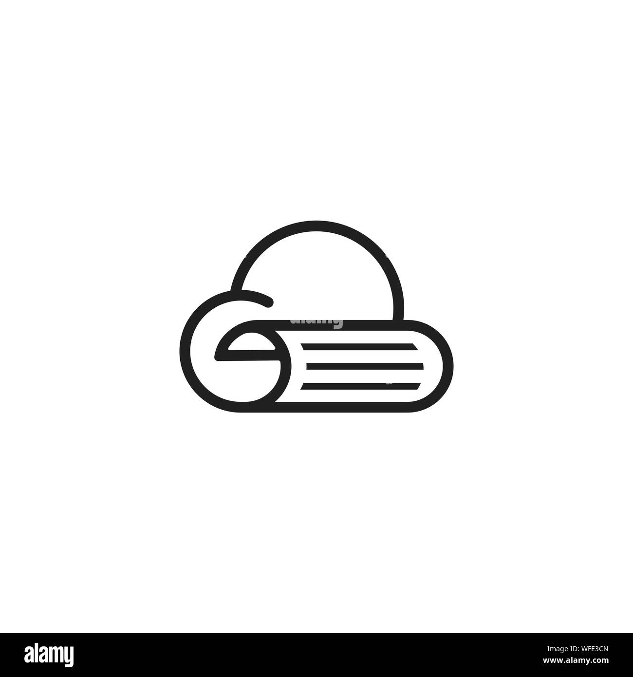 Cloud Logo design template Stock Vector Image & Art - Alamy