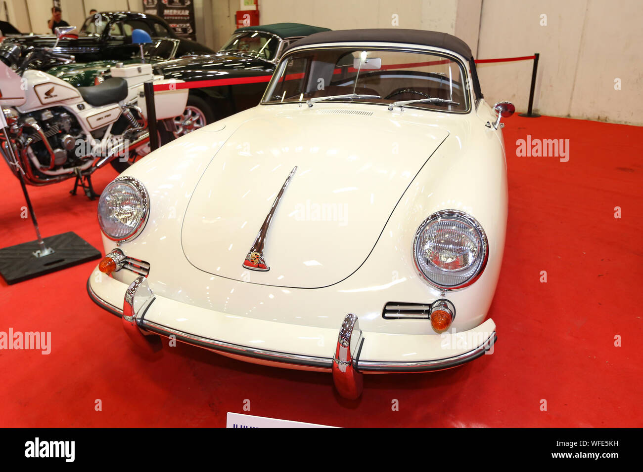 ISTANBUL, TURKEY - JUNE 29, 2019: Porsche display at Istanbul Classic ...