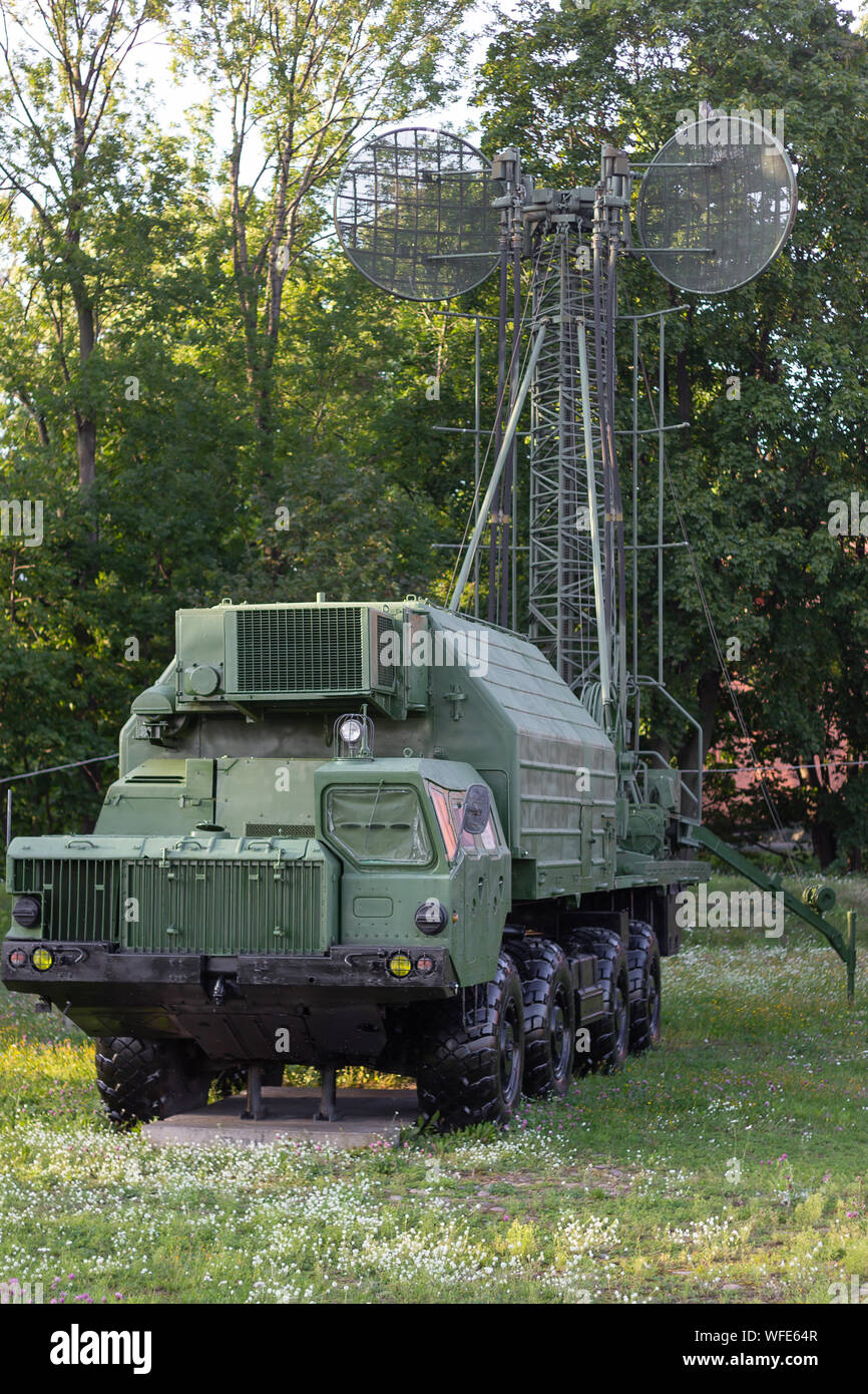 military missile defense truck technology radar Stock Photo - Alamy