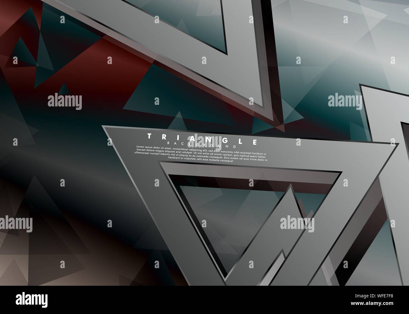 modern shape abstract triangle background Stock Vector Image & Art - Alamy