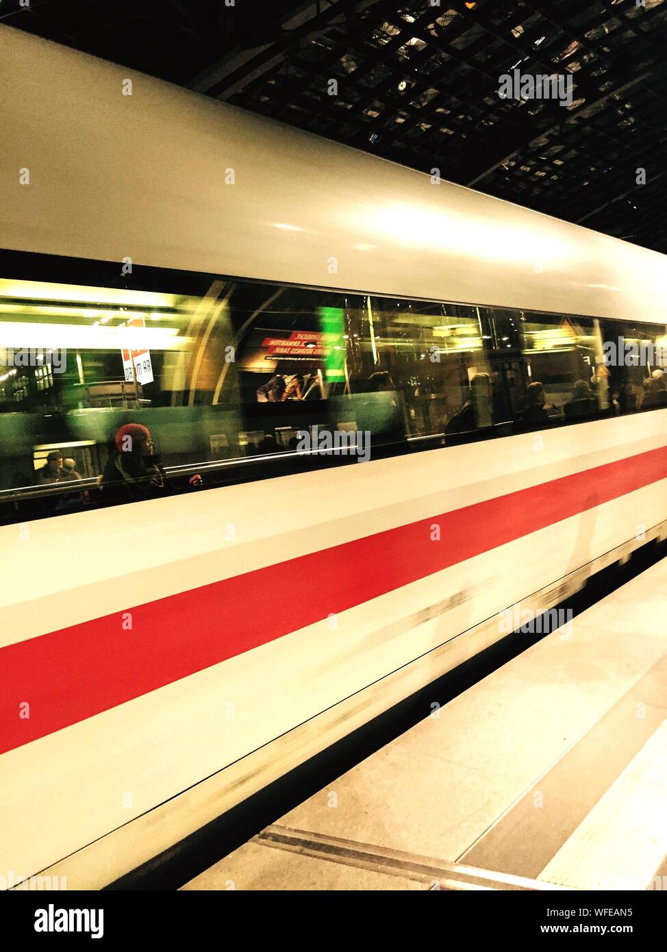 Side view train hi-res stock photography and images - Alamy