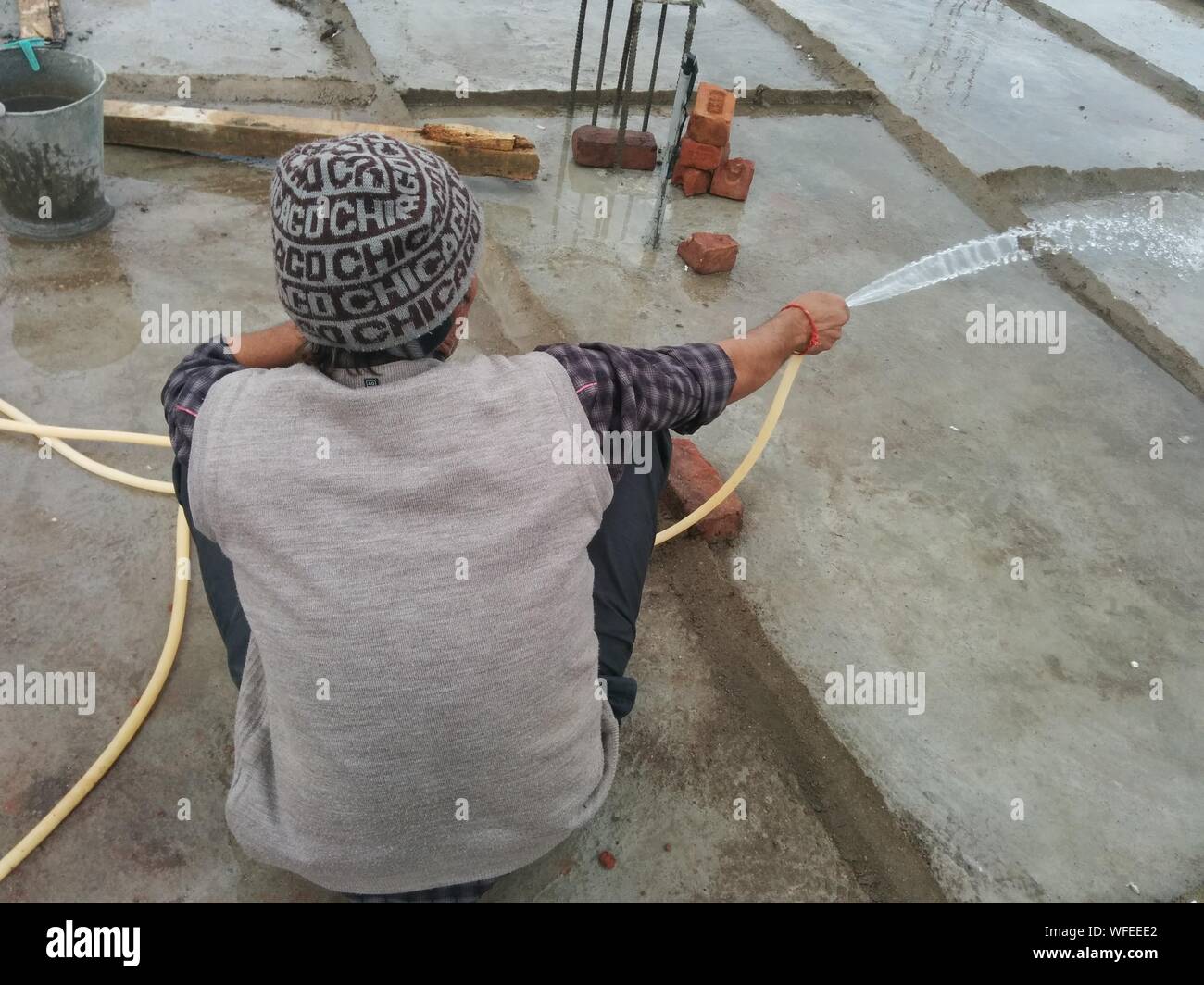 Construction Worker Water High Resolution Stock Photography and Images ...