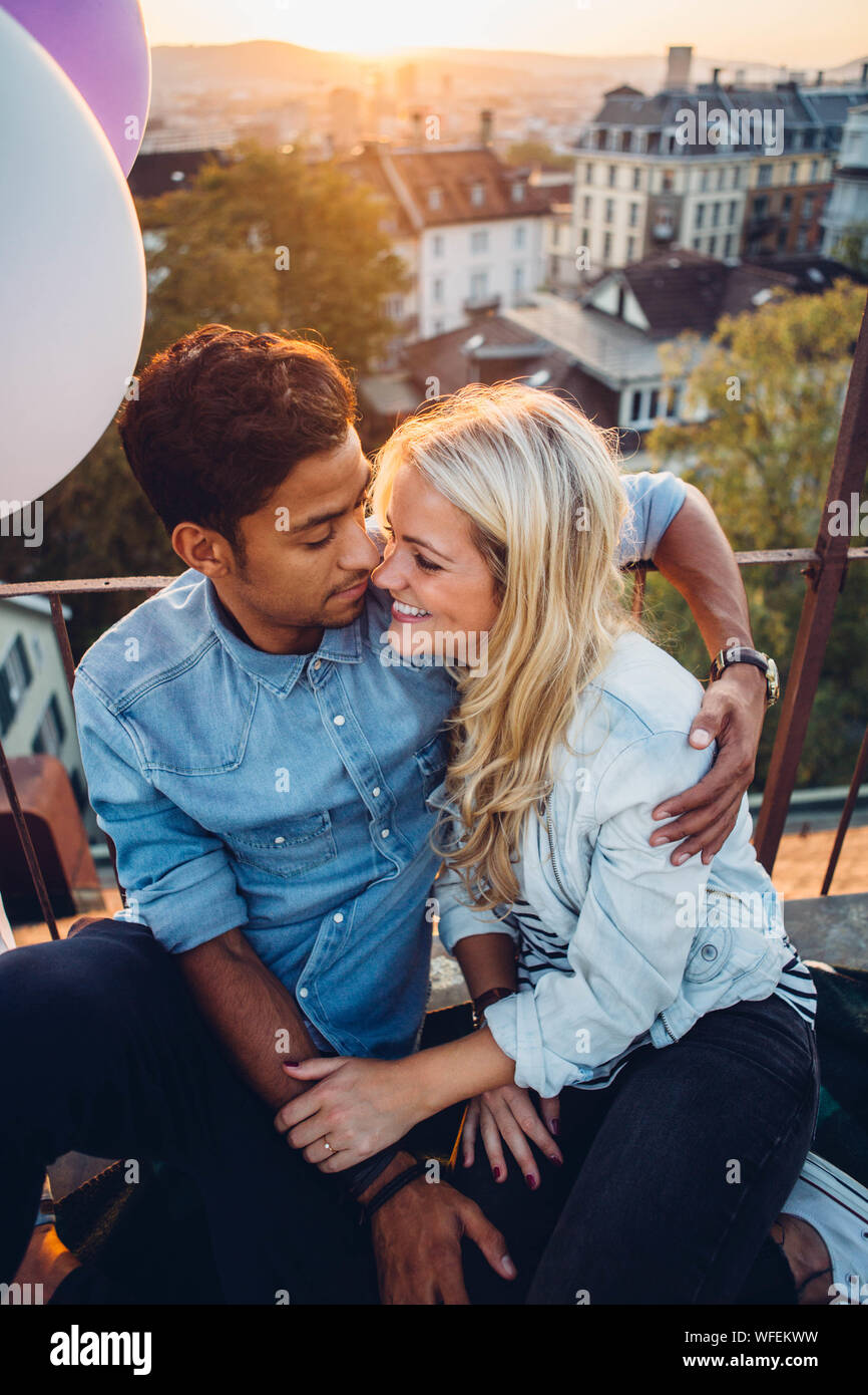 Women sitting at the terrace hi-res stock photography and images - Alamy