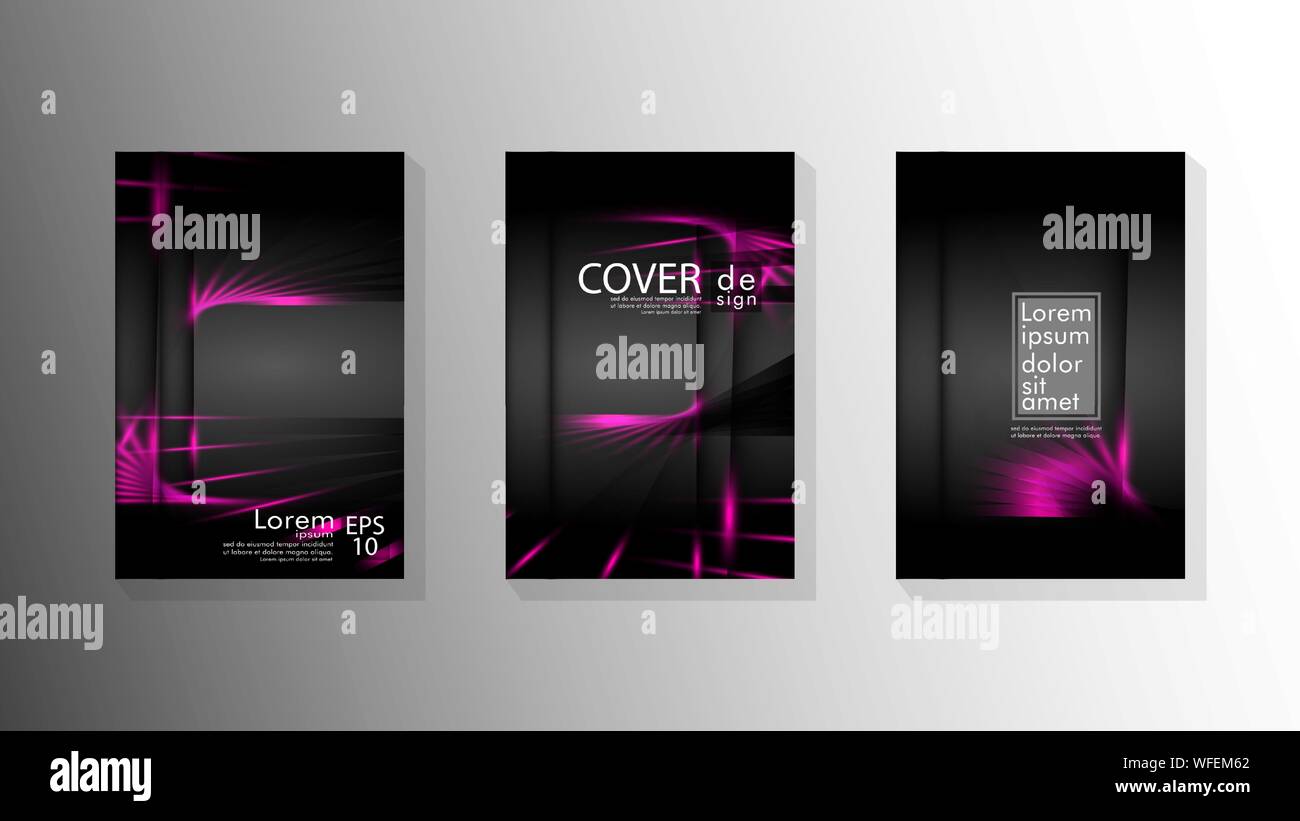 Vector collection of book cover backgrounds. eps 10 vector design ...