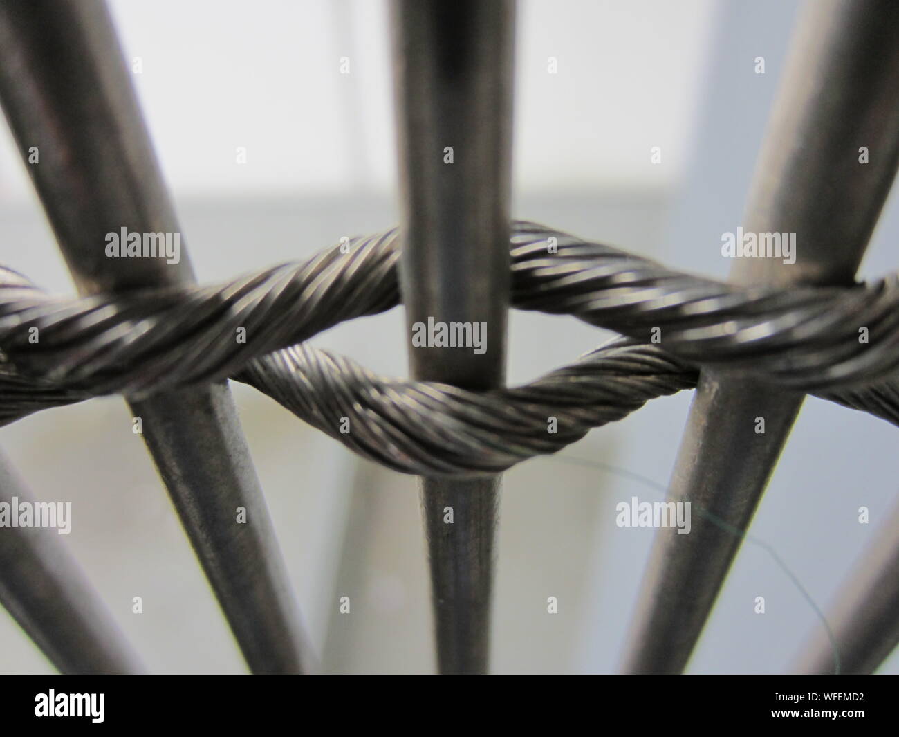Steel cable protection hi-res stock photography and images - Alamy
