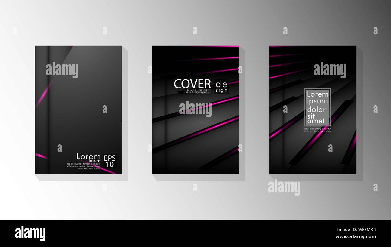Vector collection of book cover backgrounds. eps 10 vector design ...