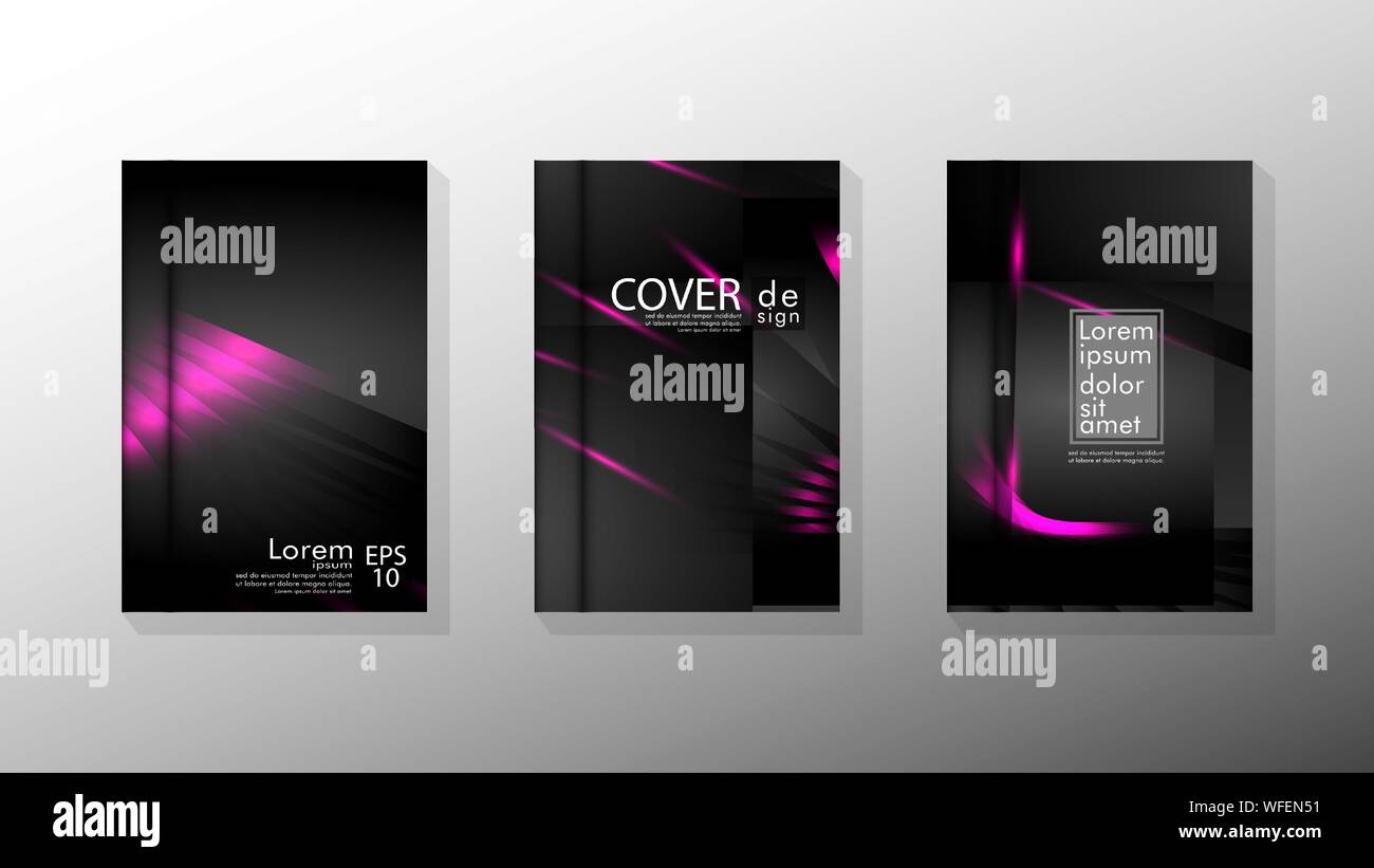 Vector collection of book cover backgrounds. eps 10 vector design ...
