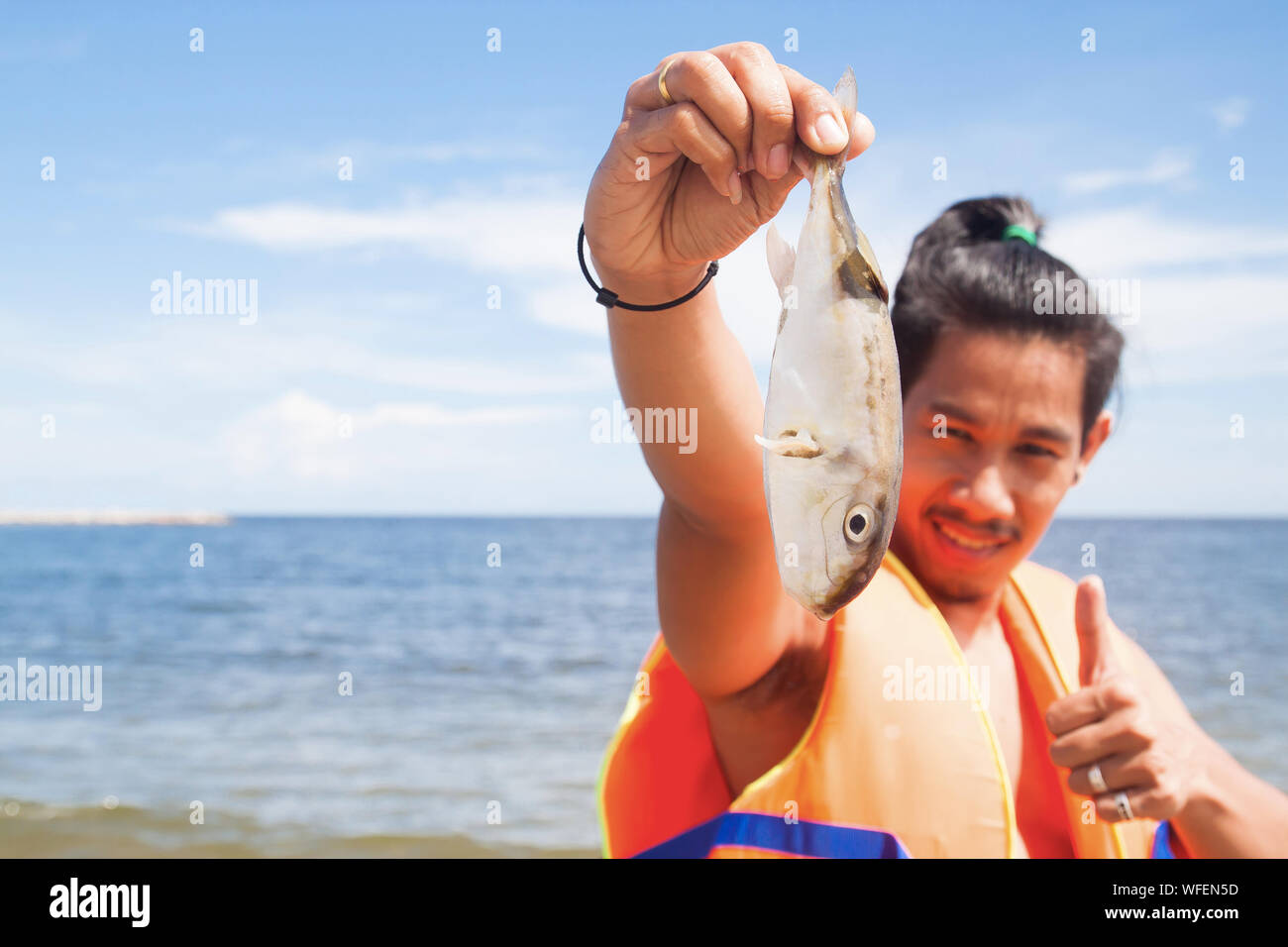 Exploration Thumbs Up Smiling High Resolution Stock Photography and ...