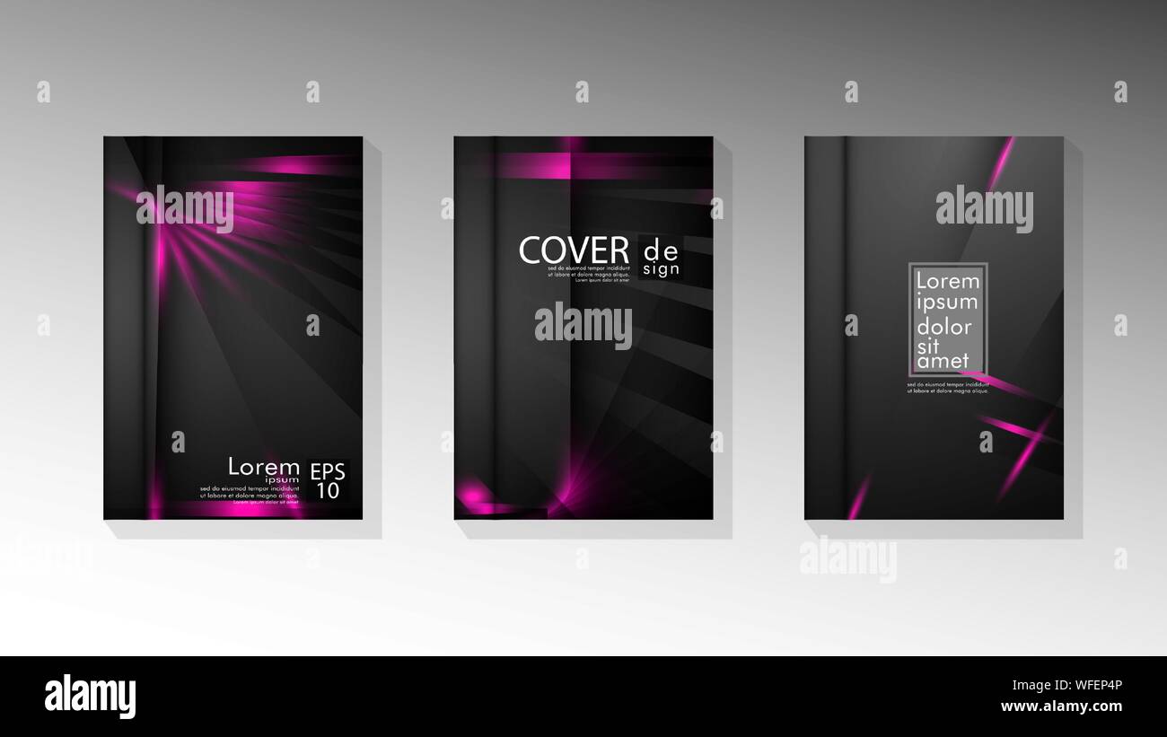 Vector collection of book cover backgrounds. eps 10 vector design ...