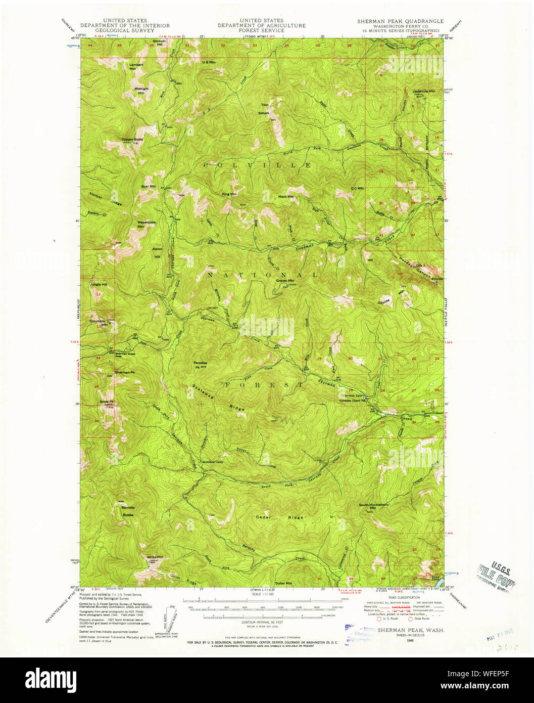 Map of sherman Cut Out Stock Images & Pictures - Alamy