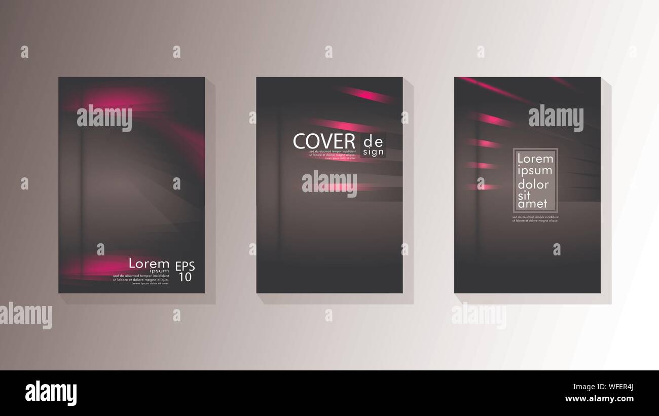 Vector collection of book cover backgrounds. eps 10 vector design ...