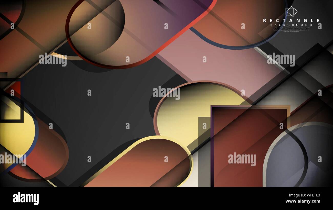 Abstract background Round rectangle in brick and stone colors Stock ...