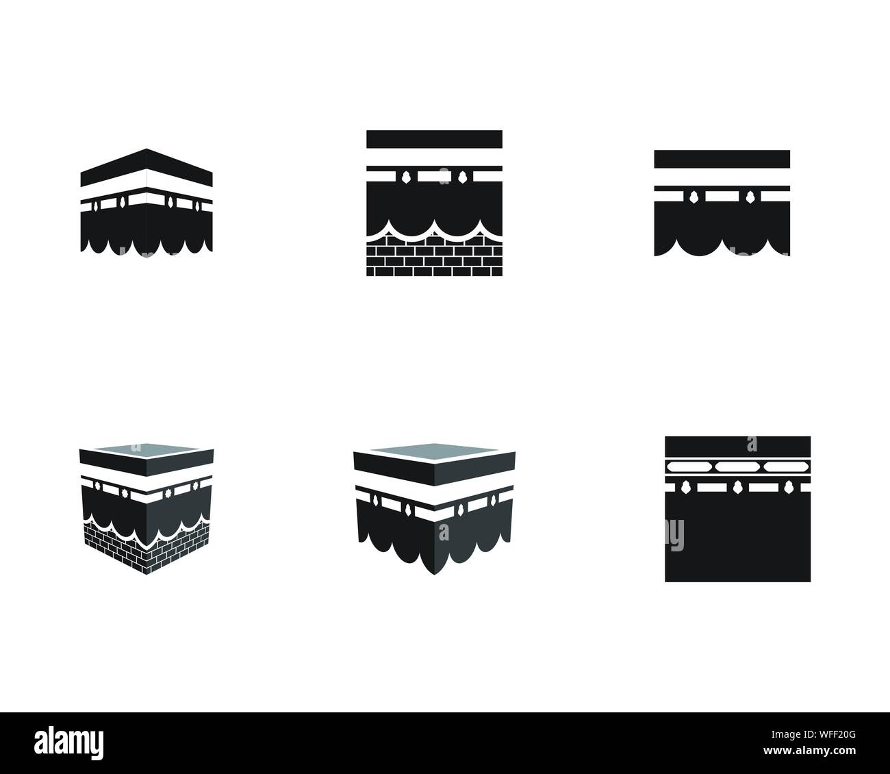 kaaba vector illustration icon design template Stock Vector Image & Art ...