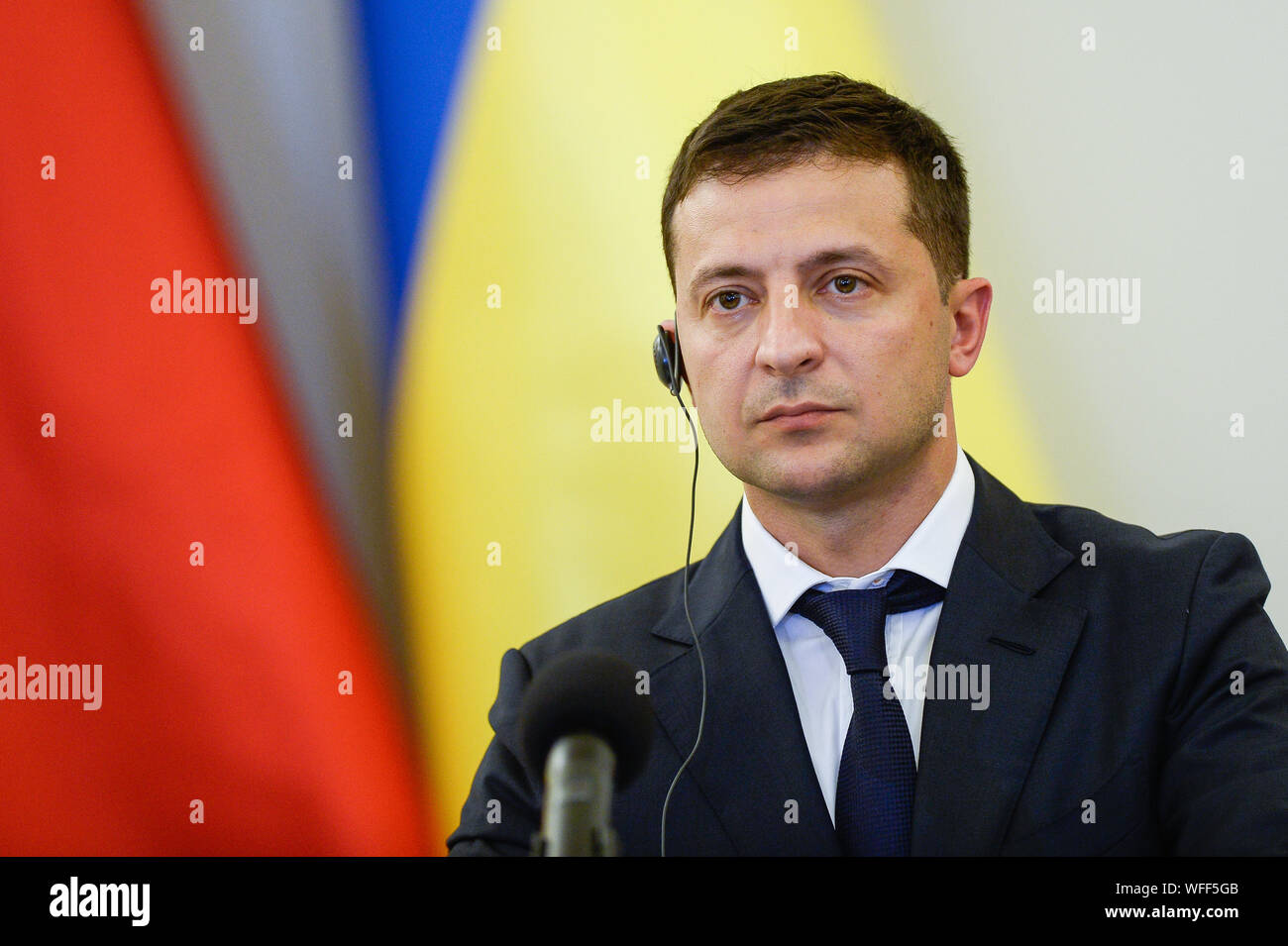 Warsaw, Poland. 31st Aug, 2019. President of Ukraine, Volodymyr ...