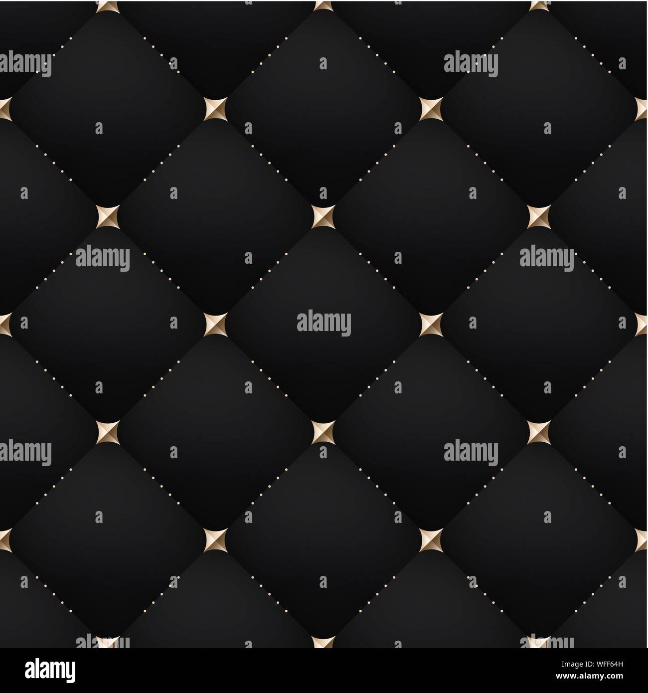 Seamless luxury dark black pattern and background Stock Vector Image ...