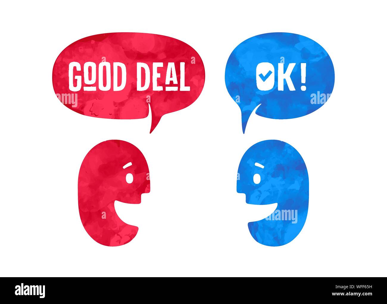 Two people different shapes hi-res stock photography and images - Alamy