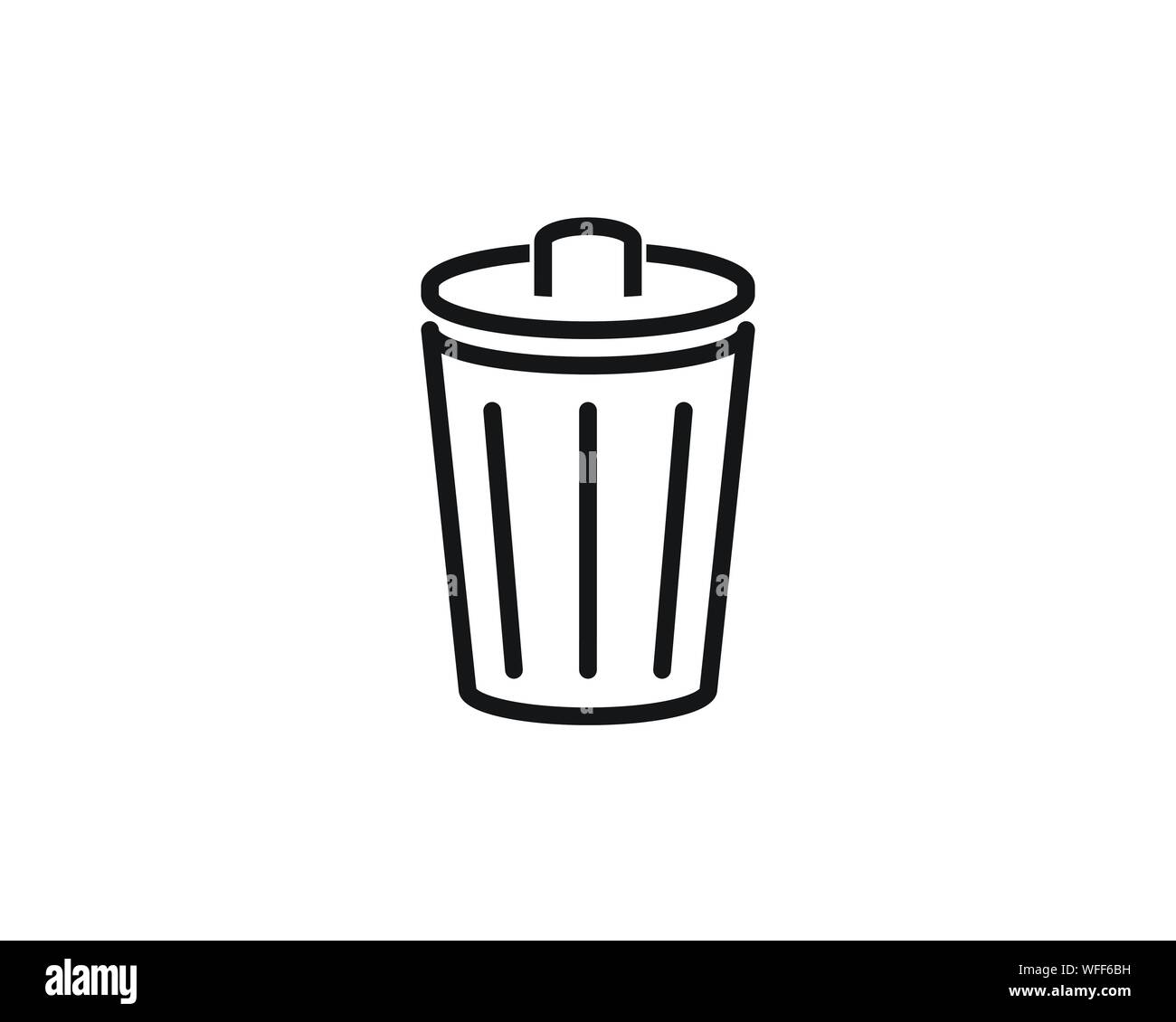 trash icons vector illustration design template Stock Vector Image ...