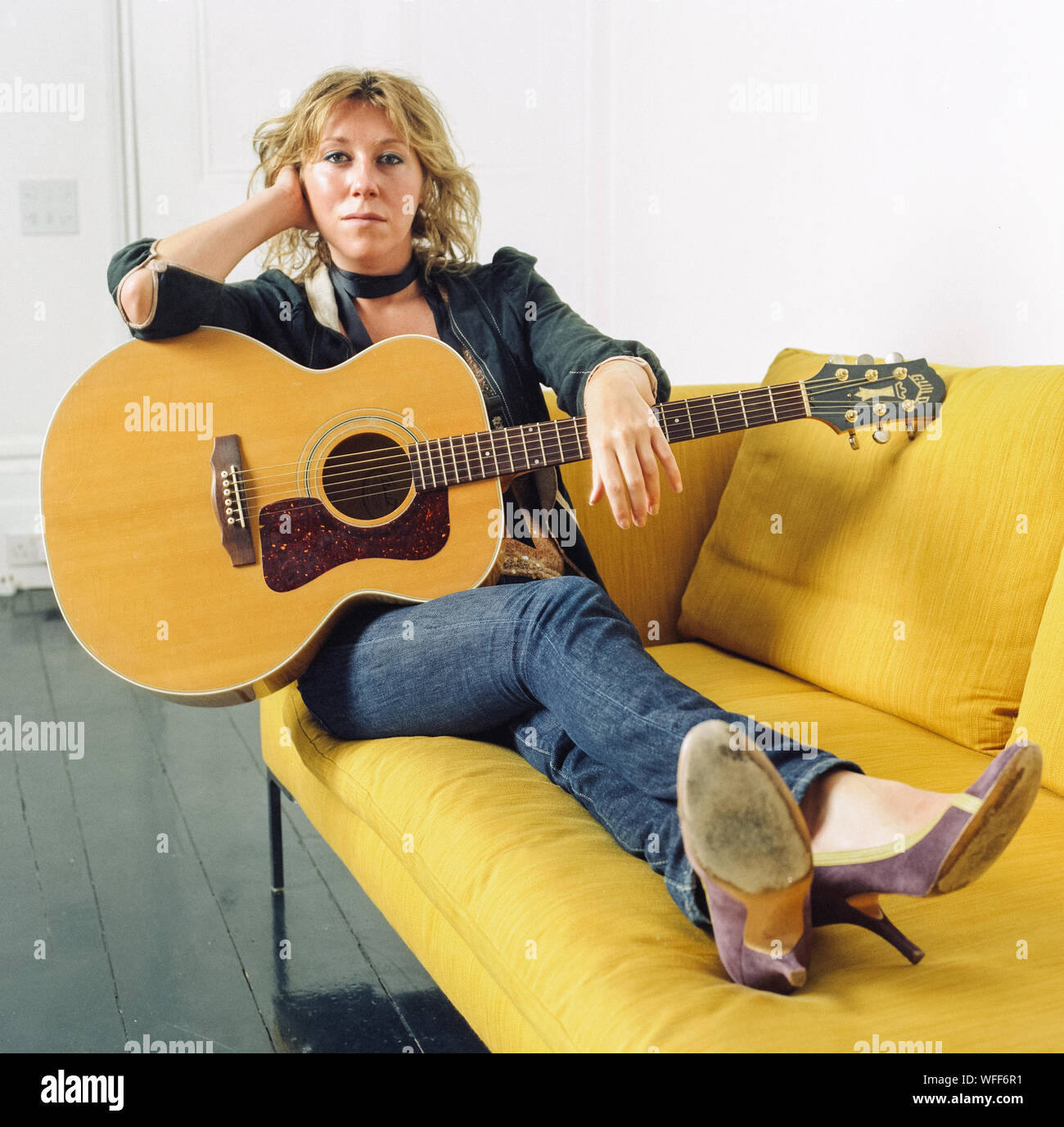 Martha Wainwright photographed on 17th May 2006. Primrose Hill, London ...