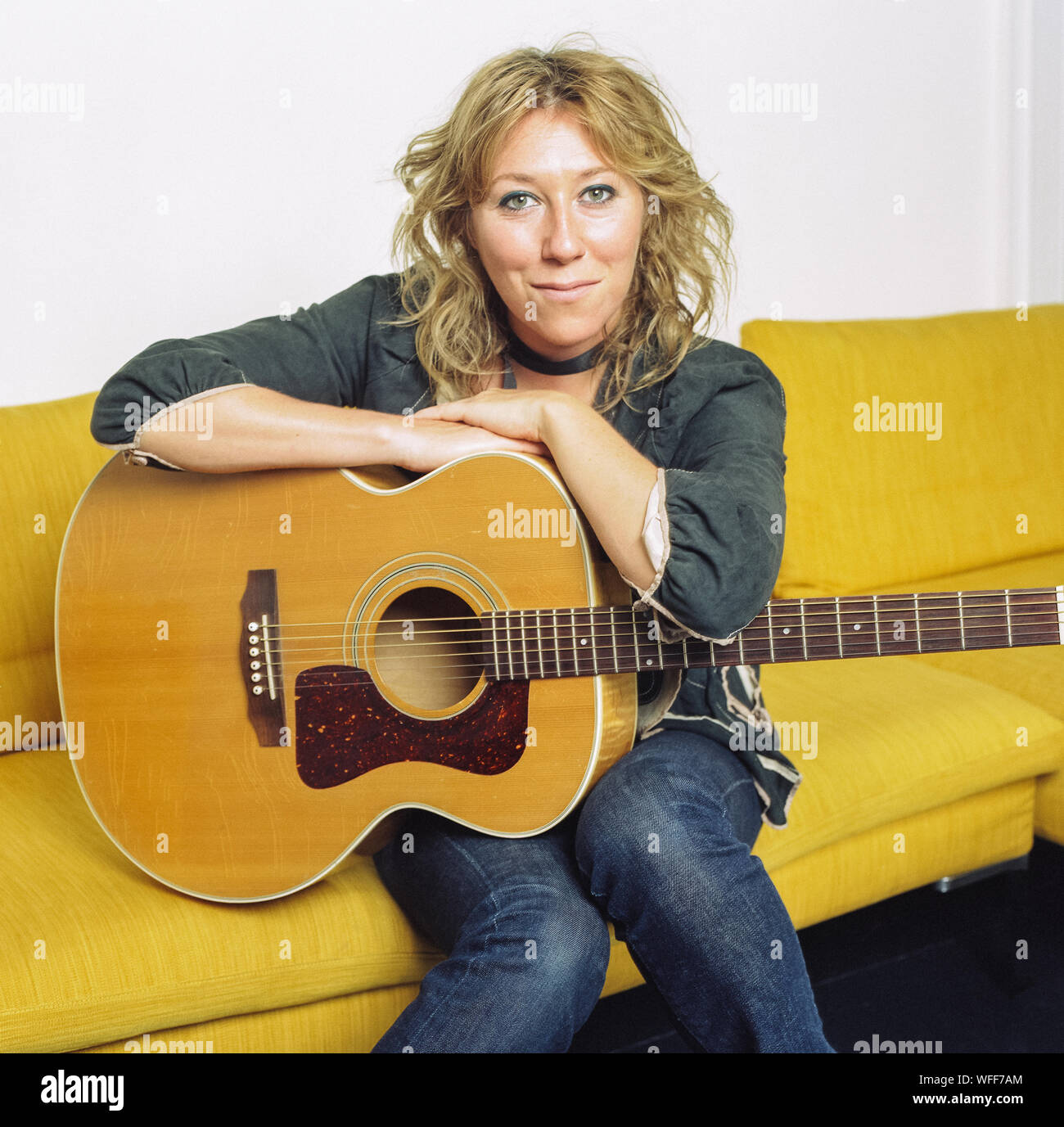 Martha Wainwright photographed on 17th May 2006. Primrose Hill, London ...