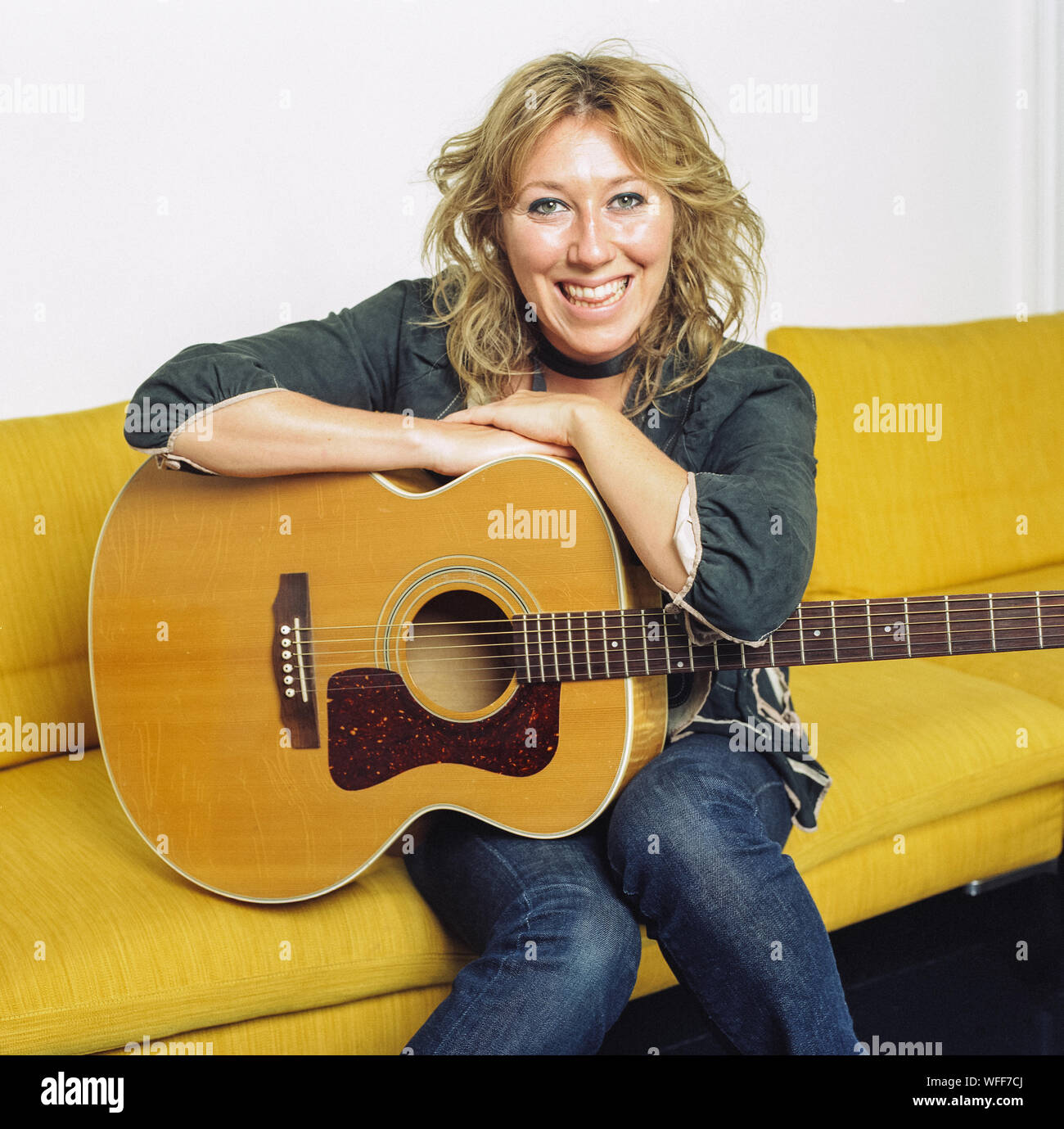 Martha Wainwright photographed on 17th May 2006. Primrose Hill, London ...