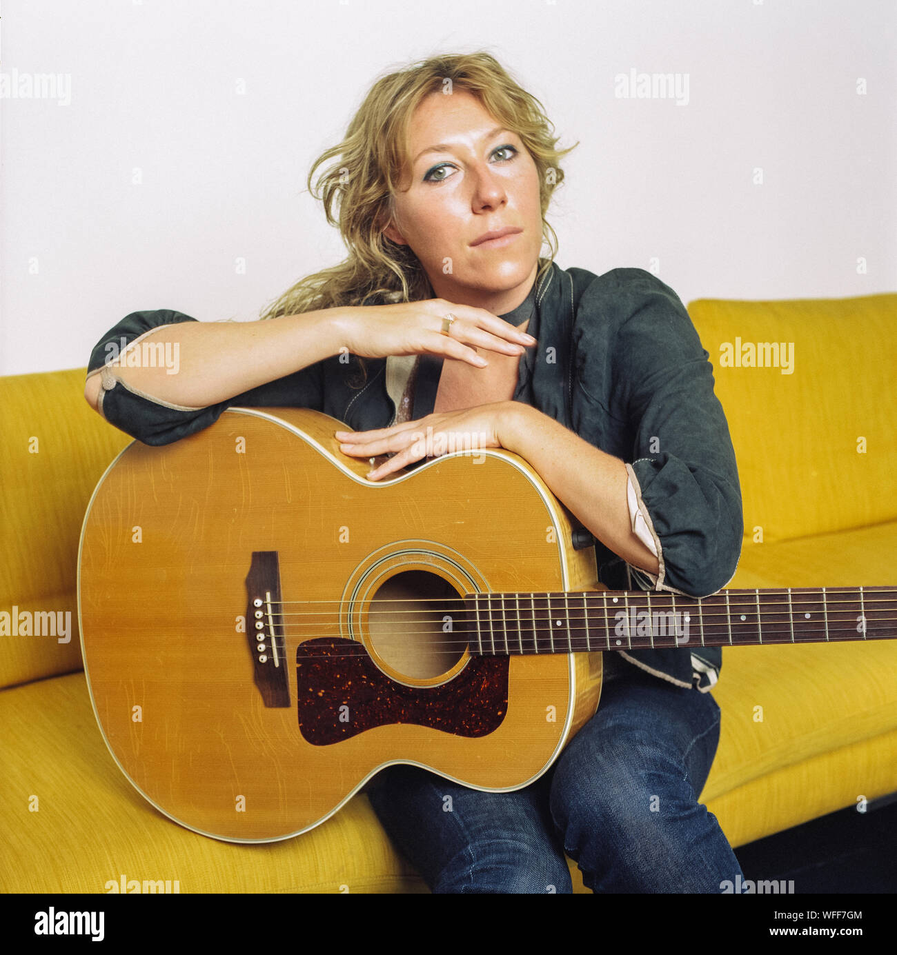 Martha Wainwright photographed on 17th May 2006. Primrose Hill, London ...