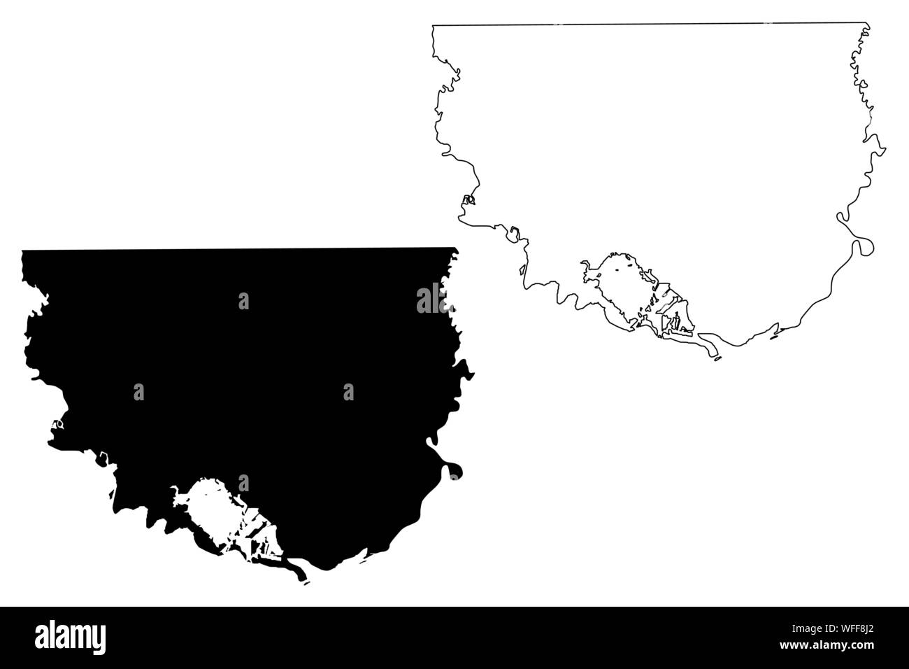 Pinehurst map Stock Vector Images - Alamy