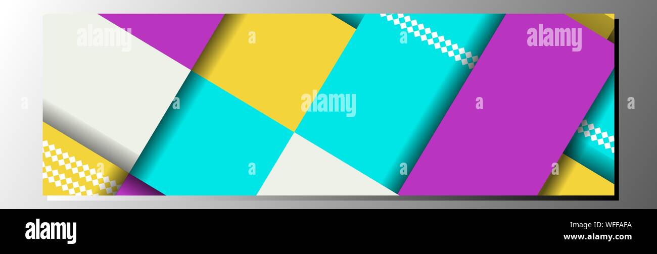 abstract, colorful background with square frames. vector geometric ...