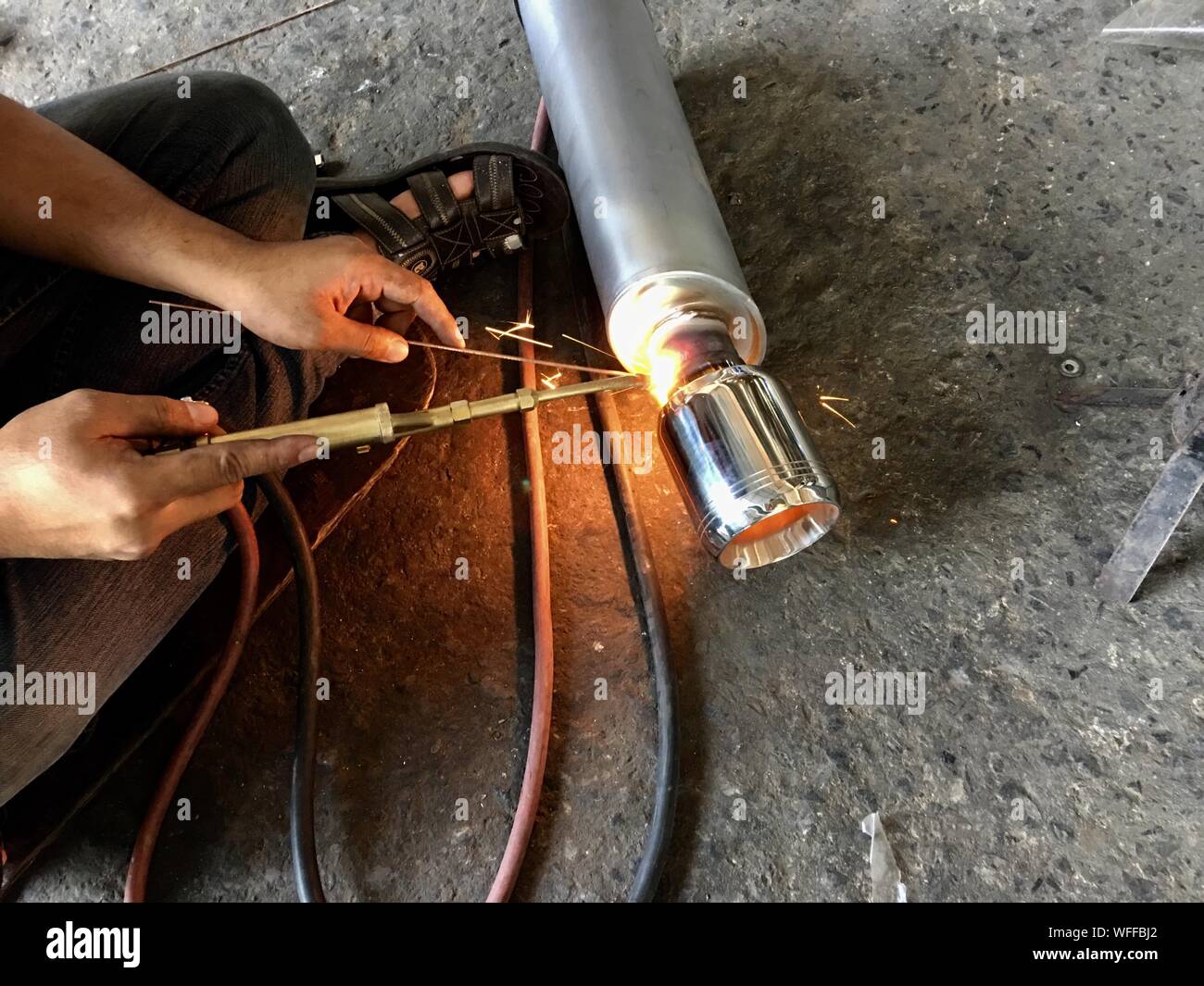 Pipe welding hi-res stock photography and images - Alamy