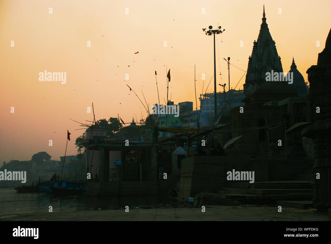 The ganges river at sunset hi-res stock photography and images - Alamy