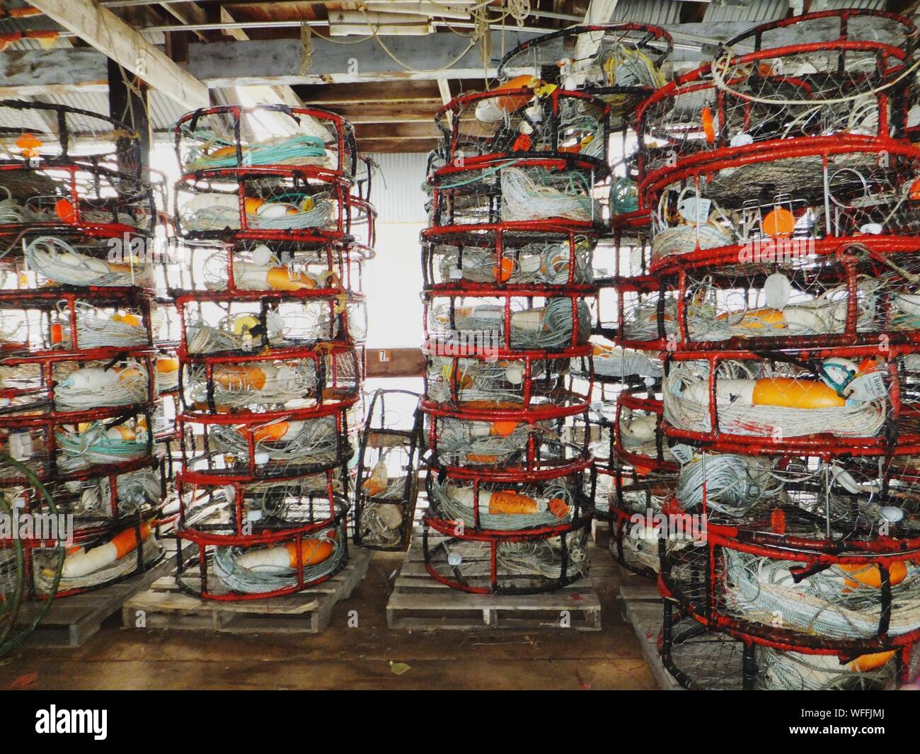 Crab pot trap hi-res stock photography and images - Alamy