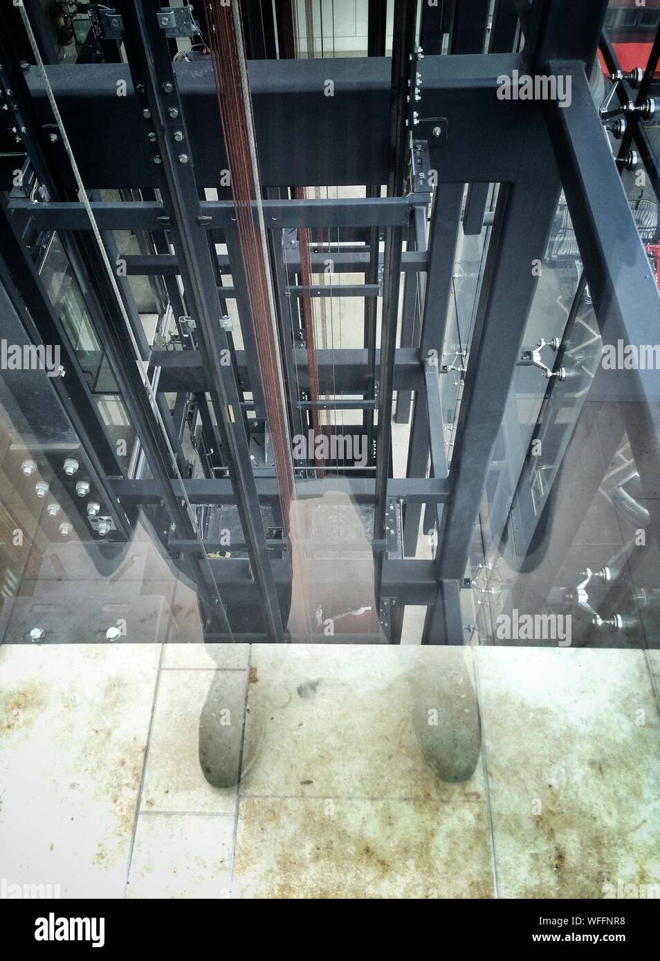 Glass elevator view hi-res stock photography and images - Alamy