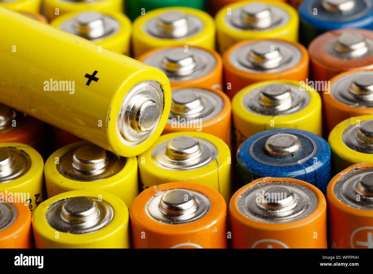 Batteries pattern hi-res stock photography and images - Alamy