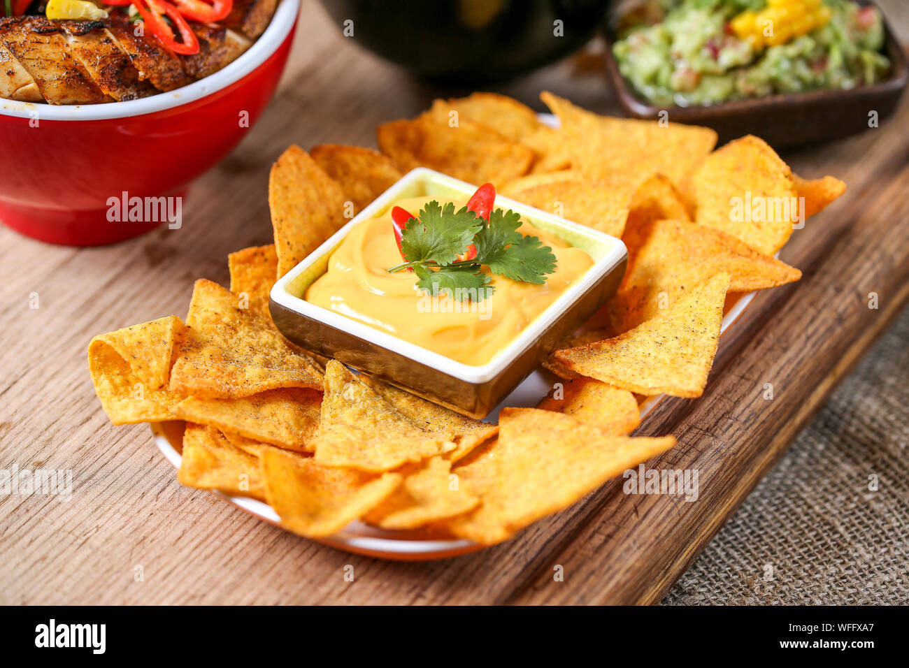 Nacho table hi-res stock photography and images - Alamy